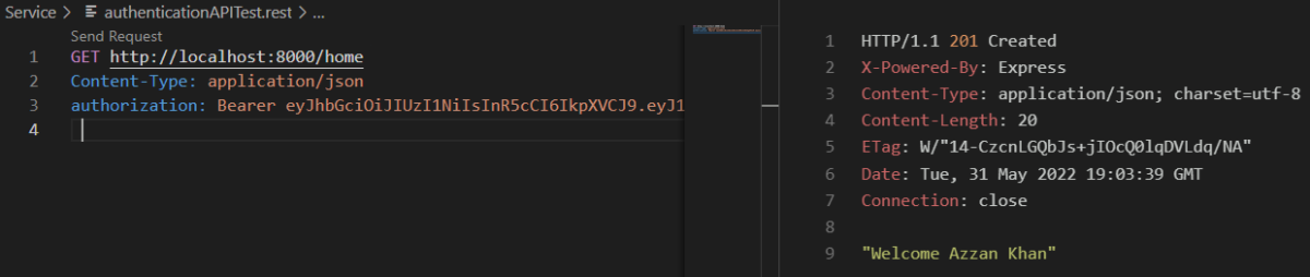 Implementing Jwt Authentication In Nodejs Codewithazzan 5406